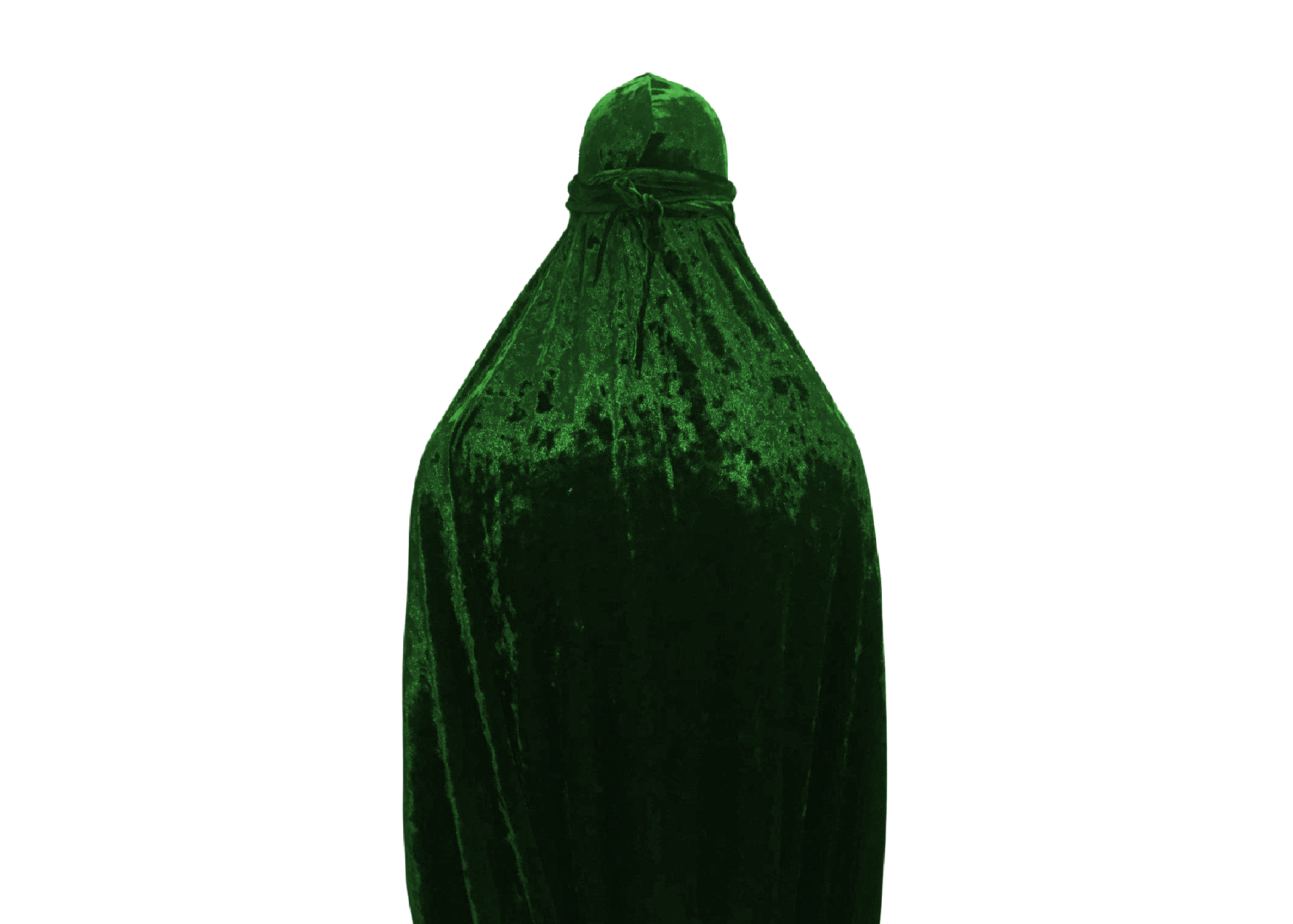 GREEN- DURAGFEST long CAPE VELVET LONG DURAG - (GRN) (1)